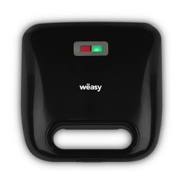 WEASY Sandwichmaker 4 in 1 JOY600 / 750 W / Sandwich, Waffel, Grill und Donuts / &Uuml;berhitzungsschutz / schwarz