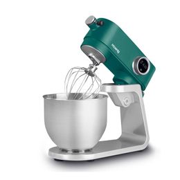 H.Koenig KM128 K&uuml;chenmaschine, professionell, multifunktionell, 5 l, Edelstahl, Mattgr&uuml;n, leistungsstark, 800 W, 8 Geschwindigkeitsstufen, gr&uuml;n