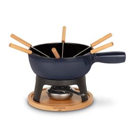 La Fonderie 1890 MONT JOUX Fondue-Ger&auml;t, Gusseisen emailliert, 1.8 liters