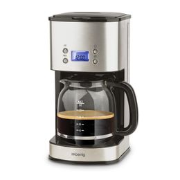 H.Koenig MG30 Kaffeefiltermaschine / 12-20 Tassen / 1,5 L / LCD Bildschrim / programmierbar / silber