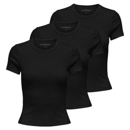 Only ONLVAL LIFE O-NECK TOP 3P Damen T-Shirt