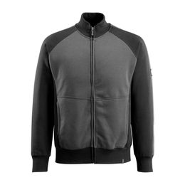 Mascot&reg; Sweatshirt Amberg mit Rei&szlig;verschluss 3XL dunkelanthrazit/schwarz (50565-963-1809-3XL)