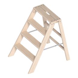 Layher Holzstufentritt 1055 klappbar 4 Stufen (1055004)