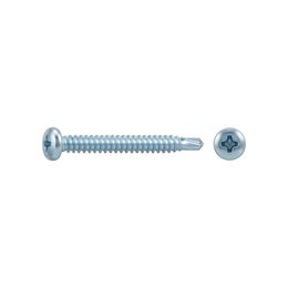 DIN 7504-N/ISO 15481 Form M Linsenkopf-Bohrschraube VG 4,2x25 Stahl galvanisch verzinkt PH ; Industrial Quality Supplies (075040150042025)
