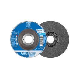 Pferd TOOLS POLINOX verpresste Vlies-Disc PNER &Oslash; 115 mm Bohrung-&Oslash; 22,23 mm Mittelweich SIC Fein f&uuml;r Finish (44690722)