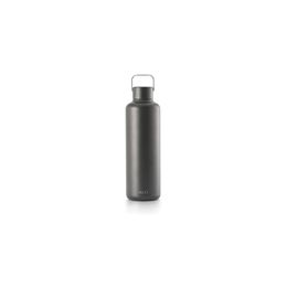 Equa Timeless Edelstahltrinkflasche Dark, 1000 ml, einwandig