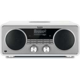 Technisat DIGITRADIO 602 Kompaktanlage mit DAB, UKW, Internet, 70 W wei&szlig;/silber