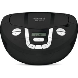 Technisat Viola CD-1 Boombox mit Bluetooth, Batteriebetrieb & CD-Player schwarz