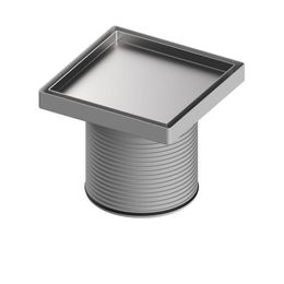 Bette TECEdrainpoint S Rostrahmen 3660011 142x142mm, Edelstahl, Design plate