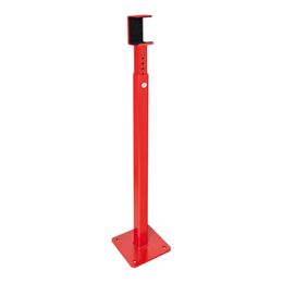 Moravia Drehschranke COMPACT horizontal schwenkbar Rundzylinder L 3000mm verzinkt rot-wei&szlig; (225.24.693)