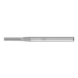 Pferd TOOLS Hartmetall Fr&auml;sstift Zylinder ZYAS stirnverzahnt &Oslash; 02x10mm Schaft-&Oslash; 3mm Z4 universal mittel fein (21200143)