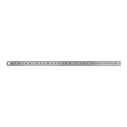 HOLEX Stahlma&szlig;stab biegsam, schmal, rostfrei mattiert, Skala von rechts nach links, Gesamtl&auml;nge: 300 mm (461815 300)