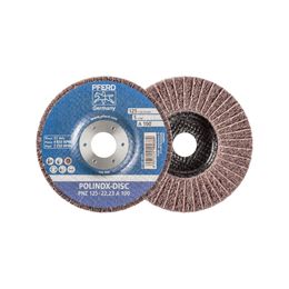 Pferd TOOLS POLINOX Vlies-Schleifdisc PNZ &Oslash; 125 mm Bohrung-&Oslash; 22,23 mm A100 f&uuml;r Feinschliff und Finish (44692266)
