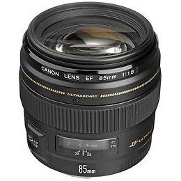 Canon EF 85 mm F1.8 USM 58 mm Filtergewinde (Canon EF Anschluss) schwarz