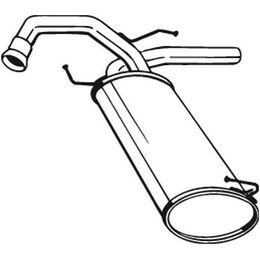 BOSAL Endschalld&auml;mpfer 148171 f&uuml;r Fiat Suzuki