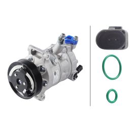 Hella Kompressor, Klimaanlage 8FK 366 200-491 f&uuml;r SEAT VW CUPRA Skoda (FAW)