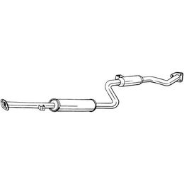 BOSAL Mittelschalld&auml;mpfer 285-303 f&uuml;r MITSUBISHI