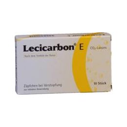 LECICARBON E CO2 Laxans Erwachsenensuppositorien 10 St