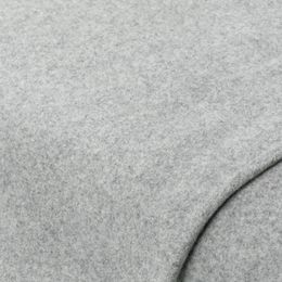buttinette Baumwoll-Fleece, hellgrau