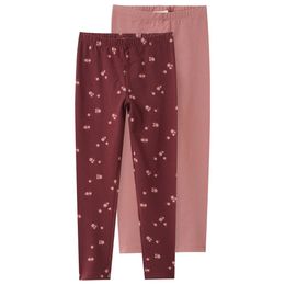Topolino 2 M&auml;dchen Leggings mit Bl&uuml;mchen