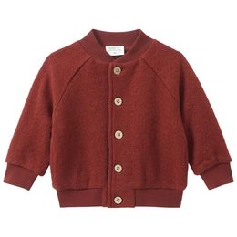 Topomini Baby Wollwalk-Blousonjacke mit Rippb&uuml;ndchen