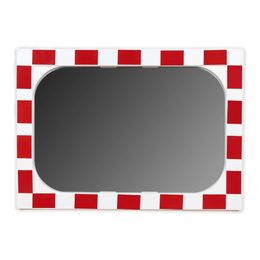 Moravia Verkehrsspiegel aus Sekuritglas 400 x 600 mm mit Heizung + 76er Schelle (240.15.372)