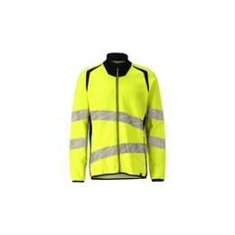 Mascot Sweatshirt mit Rei&szlig;verschluss modern Fit XL hi-vis gelb/schwarz (19184-781-1709-XL)