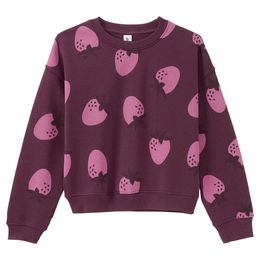 Yigga M&auml;dchen Sweatshirt mit Allover-Print