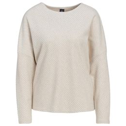 Gina Damen Sweatshirt mit Rippstruktur