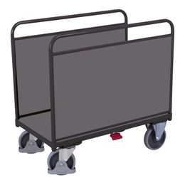 VARIOFIT Seitenb&uuml;gelwagen mit Holzw&auml;nden RAL 7016 anthrazitgrau (sw-800.200/AG)