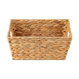ECHTWERK Aufbewahrungskorb aus Wasserhyazinthe, 35 x 25 x 16 cm