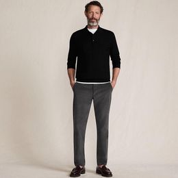 LANDS' END Feincord-Hose im Chino-Schnitt f&uuml;r Herren, Herren, size: regular, Grau, Baumwolle/Baumwoll-Mischung, by Lands' End