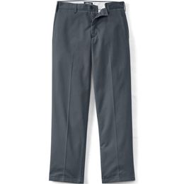 LANDS' END CLASSIC FIT B&uuml;gelleichte Chino, Herren, size: regular, Grau, Baumwolle, by Lands' End