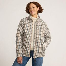 LANDS' END Featherfree&trade; Steppjacke in Petite-Gr&ouml;&szlig;e, Damen, size: petite, Elfenbein, Polyester, by Lands' End
