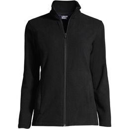 LANDS' END Anyweather Fleece-Jacke in Plus-Gr&ouml;&szlig;e, Damen, size: plus, Schwarz, Polyester, by Lands' End