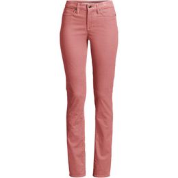 LANDS' END Straight Fit Cordhose Mid Waist f&uuml;r Damen, Damen, size: regular, Rot, Baumwoll-Mischung, by Lands' End