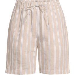 LANDS' END Premium Reinleinen-Schlupfshorts f&uuml;r Damen in Plus-Gr&ouml;&szlig;e, Damen, size: plus, Elfenbein, Leinen, by Lands' End
