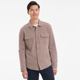 LANDS' END Bedford-Hemdjacke f&uuml;r Herren, Herren, size: regular, Braun, Baumwoll-Mischung/Polyester-Mischung, by Lands' End