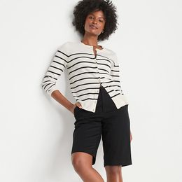 LANDS' END Chino-Bermudas f&uuml;r Damen in Petite-Gr&ouml;&szlig;e, Damen, size: petite, Schwarz, Elasthan/Baumwoll-Mischung, by Lands' End