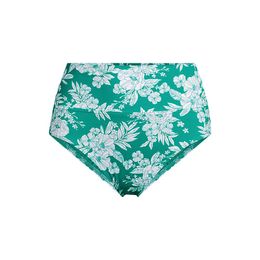 LANDS' END Bikinihose zum Umschlagen, High Waist, f&uuml;r Damen, Damen, size: regular, Gr&uuml;n, Nylon-Mischung, by Lands' End
