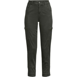 LANDS' END 7/8-Cargohose aus Lyocell-Mischung Mid Waist f&uuml;r Damen, Damen, size: regular, Gr&uuml;n, Baumwolle/Baumwoll-Mischung, by Lands' End