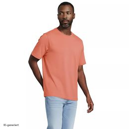 LANDS' END Super-T Kurzarm-Shirt f&uuml;r Herren, Classic Fit, Herren, size: regular, Rot, Baumwolle, by Lands' End