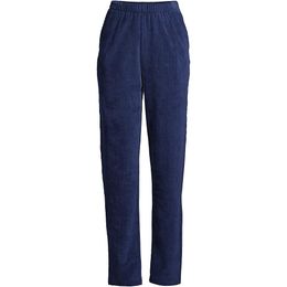 LANDS' END Komfort-Cordhose SPORT KNIT f&uuml;r Damen in Plus-Gr&ouml;&szlig;e, Damen, size: plus, Blau, Baumwoll-Mischung, by Lands' End