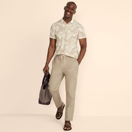 LANDS' END Schlupfbund-Chino f&uuml;r Herren, Herren, size: regular, Beige, Baumwolle/Leinen, by Lands' End