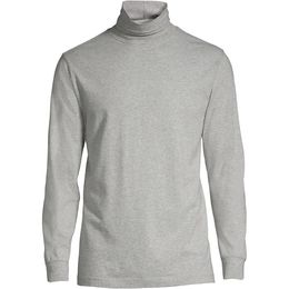 Super-T Rollkragenshirt f&uuml;r Herren, Classic Fit, Tallgr&ouml;&szlig;e, Herren, size: tall, Grau, Baumwolle, by Lands' End
