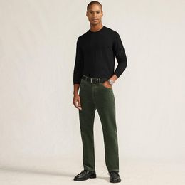 LANDS' END Feincord-Hose Straight Fit f&uuml;r Herren, Herren, size: regular, Gr&uuml;n, Baumwolle/Baumwoll-Mischung, by Lands' End