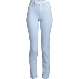LANDS' END Slim Fit Stretch-Jeans High Waist in Plus-Gr&ouml;&szlig;e, Damen, size: plus, Blau, Elasthan/Baumwoll-Mischung/Polyester-Mischung, by Lands' End
