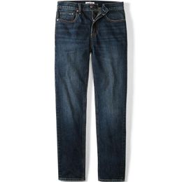 LANDS' END Stretch-Denim Jeans, Slim Fit, Herren, size: regular, Blau, Baumwoll-Mischung, by Lands' End