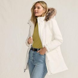 LANDS' END Expeditions-Daunenparka f&uuml;r Damen in Plus-Gr&ouml;&szlig;e, Damen, size: plus, Elfenbein, Polyester, by Lands' End