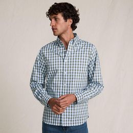 LANDS' END Ultimativ-Hemd f&uuml;r Herren, Classic Fit, Herren, size: regular, Gr&uuml;n, Elasthan/Baumwoll-Mischung/Polyester-Mischung, by Lands' End